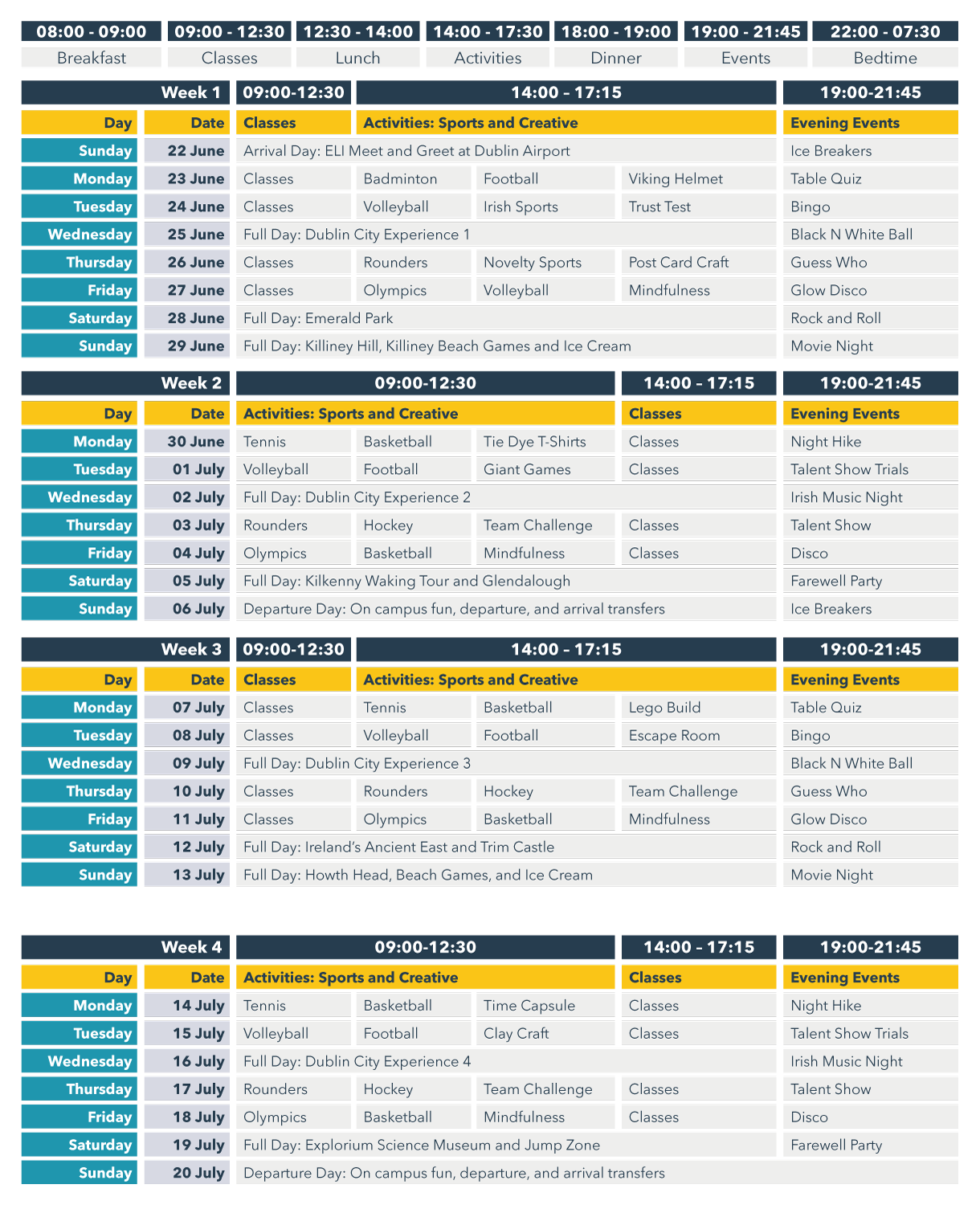 Junior Summer Camps | ELI Schools